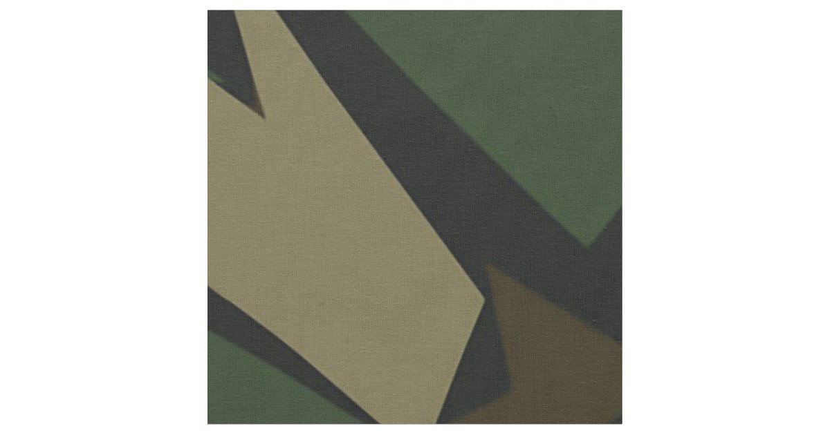 Artistic Army Camo Pattern Fabric | Zazzle