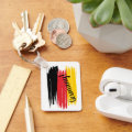 Artistic Brushstroke Germany Flag Keychain | Zazzle