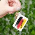Artistic Brushstroke Germany Flag Keychain | Zazzle
