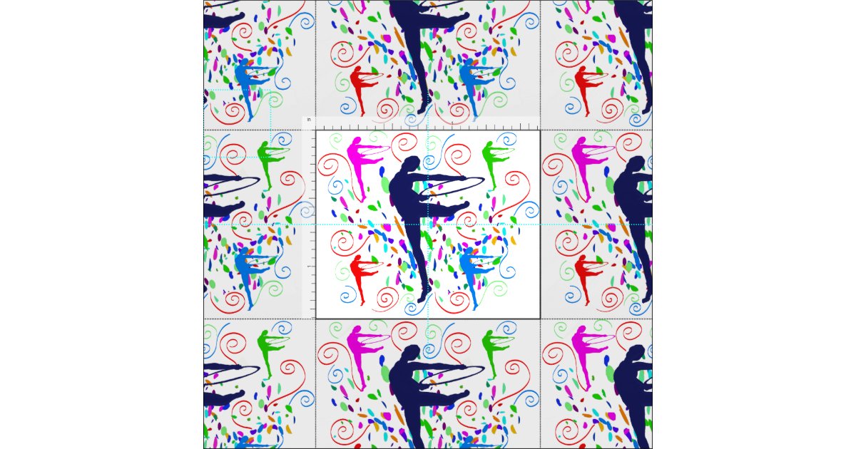 Artistic Gymnastics Fabric | Zazzle