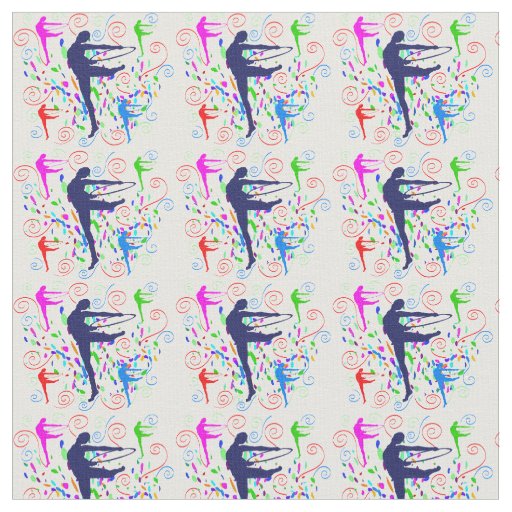 Artistic Gymnastics Fabric | Zazzle