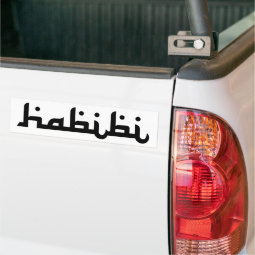 Artistic Habibi Bumper Sticker | Zazzle