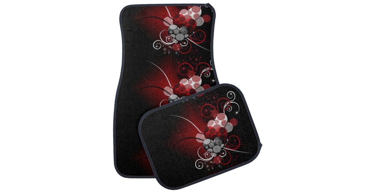 Artistic Hearts Car Floor Mat | Zazzle