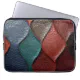 Artistic Leather Texture Art designs Laptop Sleeve | Zazzle