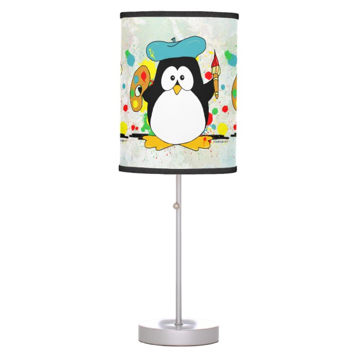 Artistic Penguin Table Lamp | Zazzle.com
