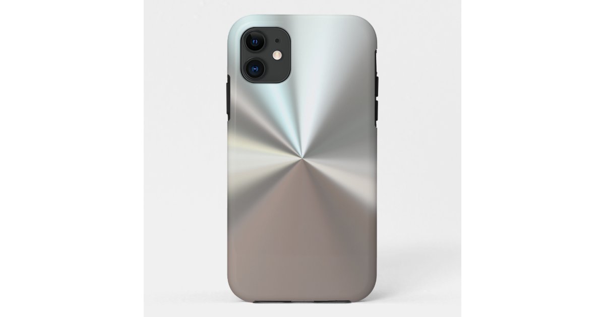 artistic silver metal iPhone 5 case | Zazzle