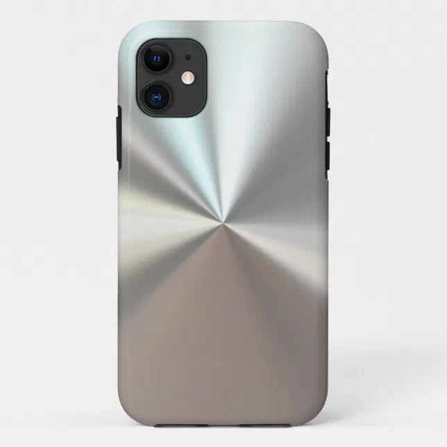 artistic silver metal iPhone 5 case | Zazzle