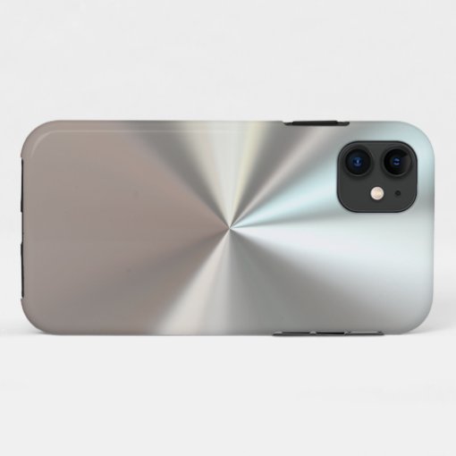 artistic silver metal iPhone 5 case | Zazzle