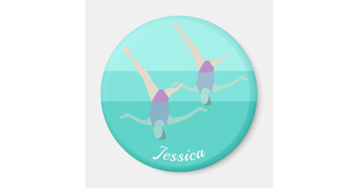 Artistic Swimming Magnet | Zazzle