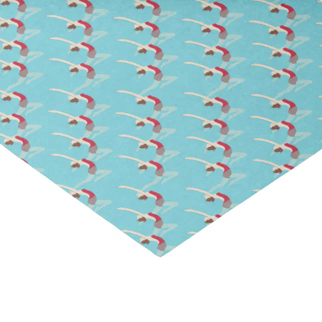 Artistic Swimming Tissue Paper | Zazzle