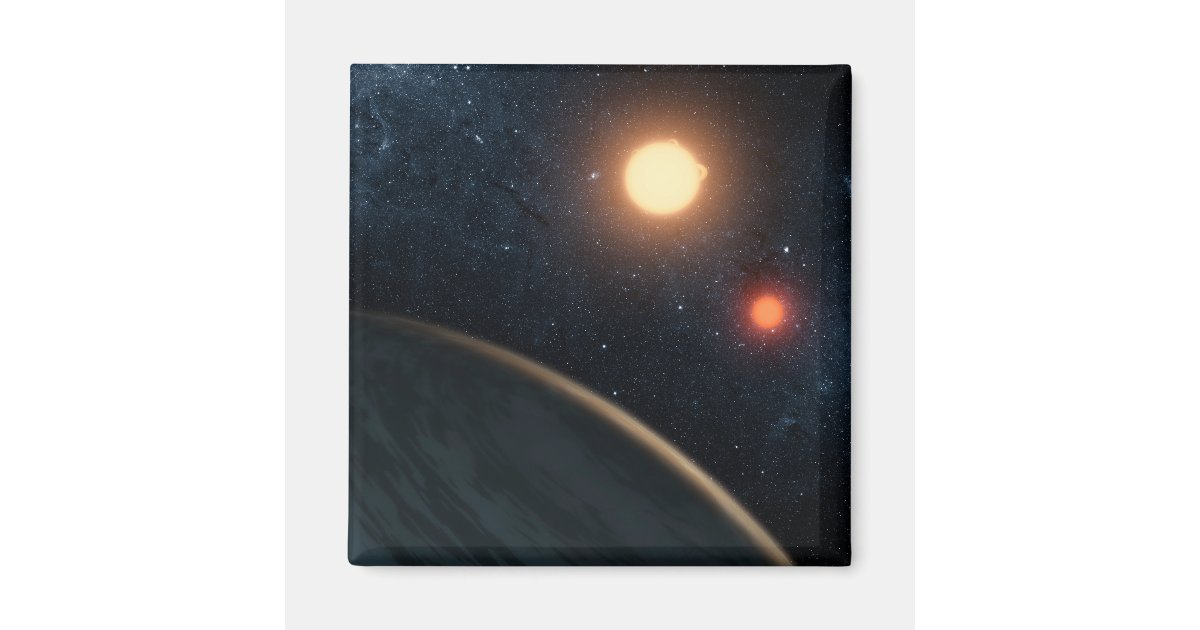 Artist's Concept Illustrating Kepler-16b. Magnet | Zazzle
