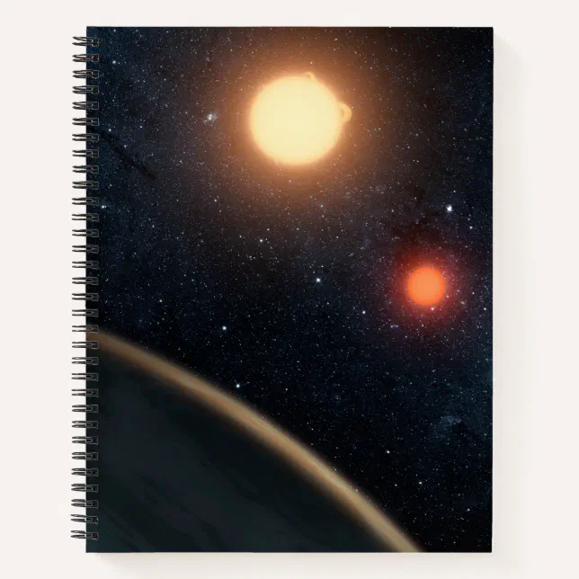 Artist's Concept Illustrating Kepler-16b. Notebook | Zazzle
