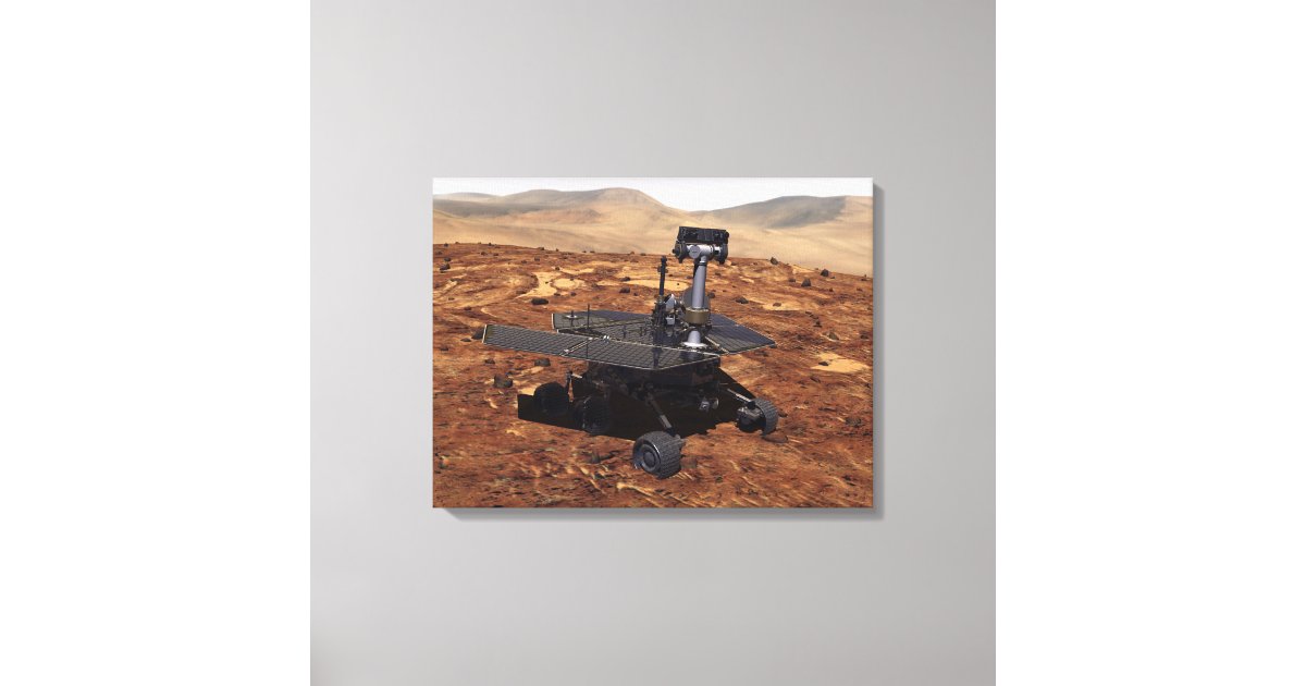 Artists rendition of Mars Rover 2 Canvas Print | Zazzle