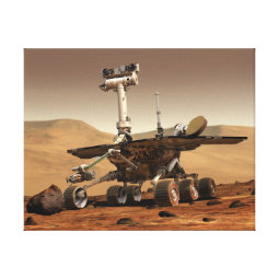 Artist's Rendition of Mars Rover Canvas Print | Zazzle