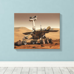 Artist's Rendition of Mars Rover Canvas Print | Zazzle