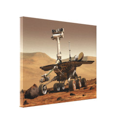 Artist's Rendition of Mars Rover Canvas Print | Zazzle