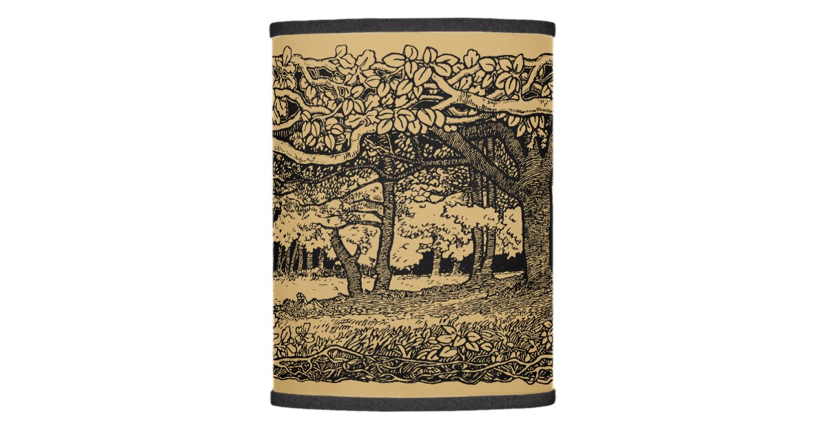 Arts And Crafts style Wild Forest Lamp Shade | Zazzle