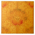 Arts & Crafts, Craftsman or Mission Style Fruit Ceramic Tile | Zazzle