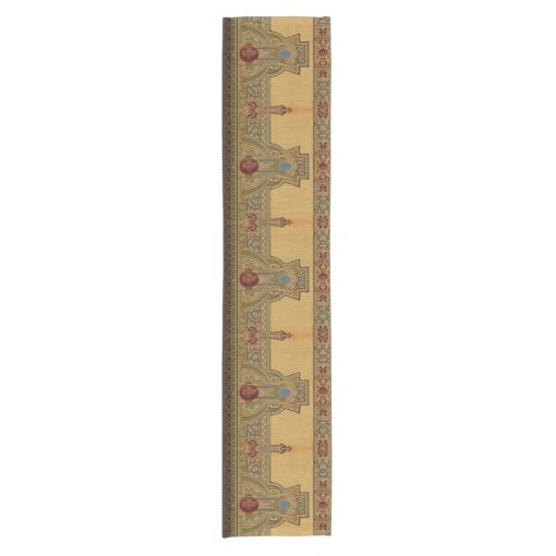 Arts & Crafts, Craftsman or Mission Style Roses Short Table Runner | Zazzle