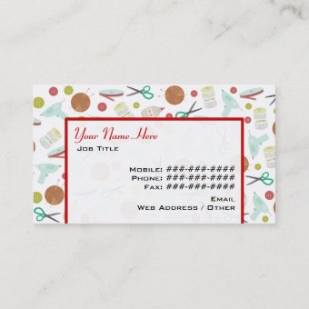 Arts & Crafts Themed Business Card | Zazzle
