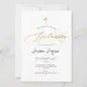 ArtsApp Elegant Faux Gold Calligraphy Dedication Invitation | Zazzle