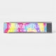 Artsy Modern Neon Colorful Rainbow Watercolor Desk Name Plate | Zazzle