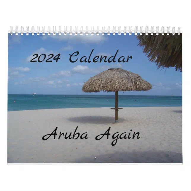 Aruba Again 2024 Calendar | Zazzle