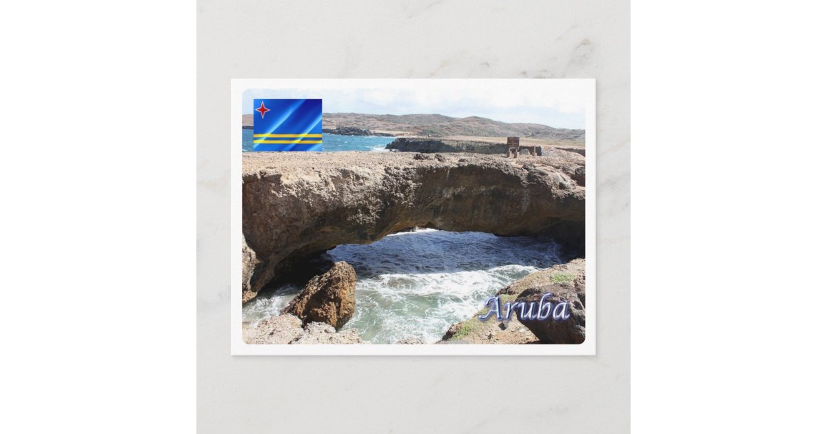 Aruba - Baby Natural Bridge - Postcard | Zazzle