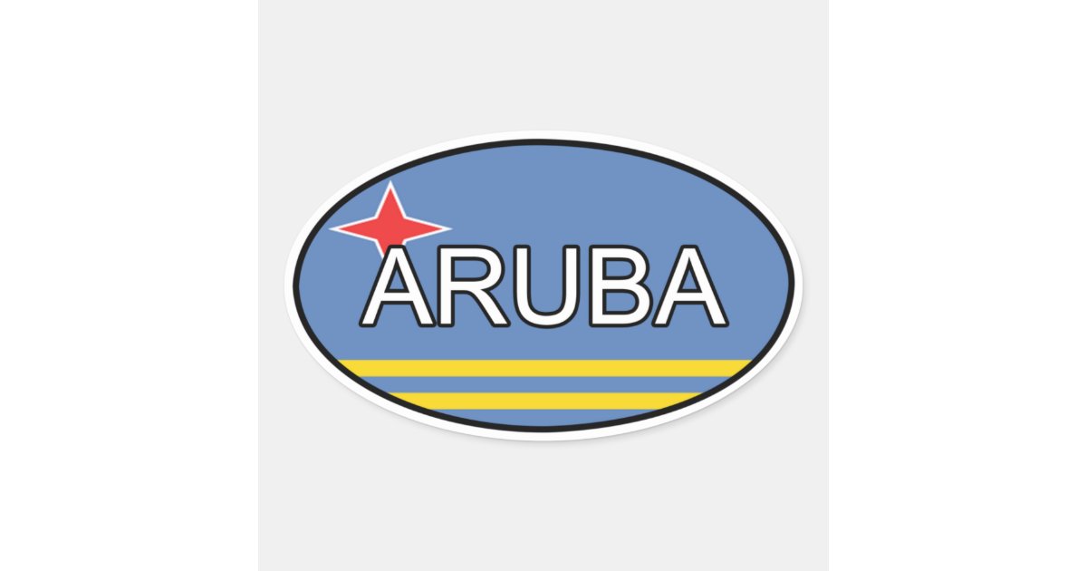 Aruba Euro Sticker | Zazzle