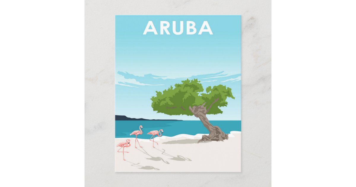 Aruba Island Travel Poster Flyer | Zazzle