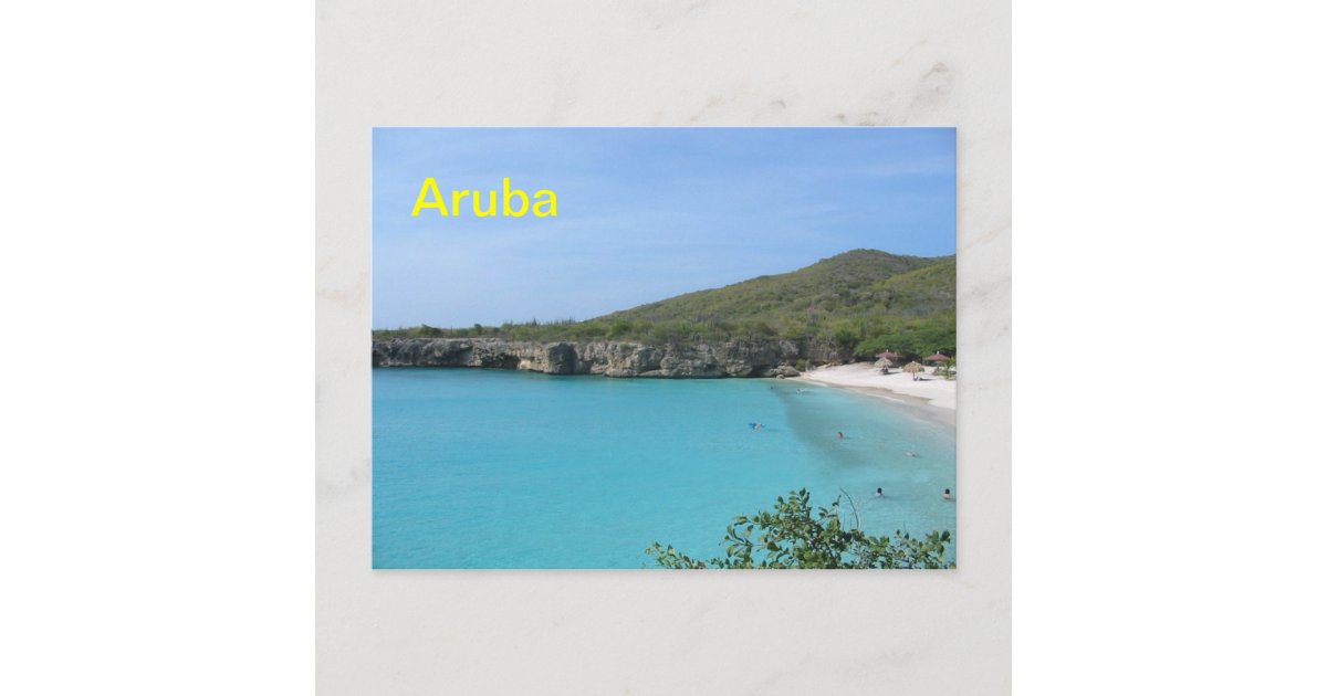 Aruba postcard | Zazzle