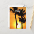 Aruba Sunset Postcard | Zazzle