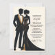 As Costume Men Adult Tuxedo Bold Black Tie Wedding Invitation | Zazzle
