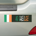 As Gaeilge Irish Flag bscnt Bumper Sticker | Zazzle