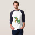 AS- Saxophone Playing T-Rex Dinosaur Shirt | Zazzle