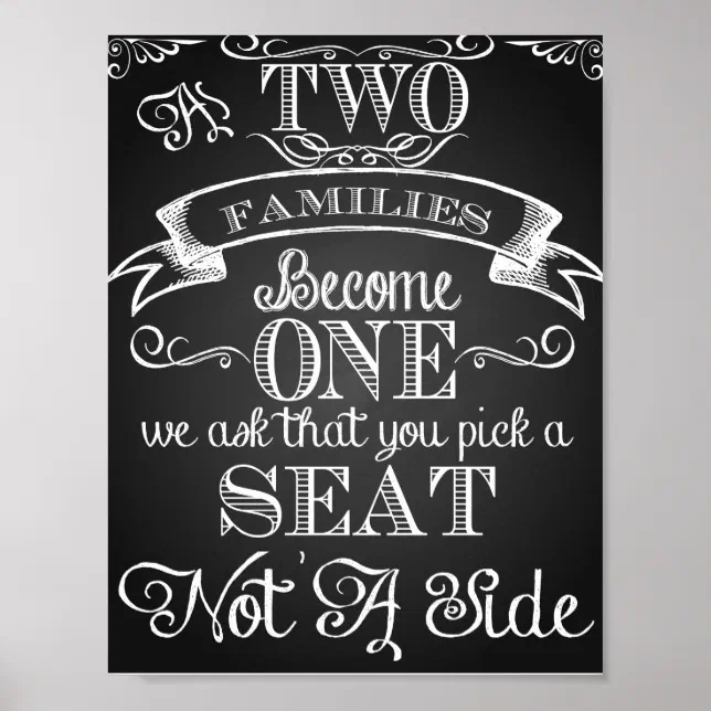 "As two families become One" wedding print | Zazzle