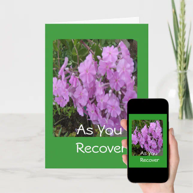 As You Recover Card | Zazzle