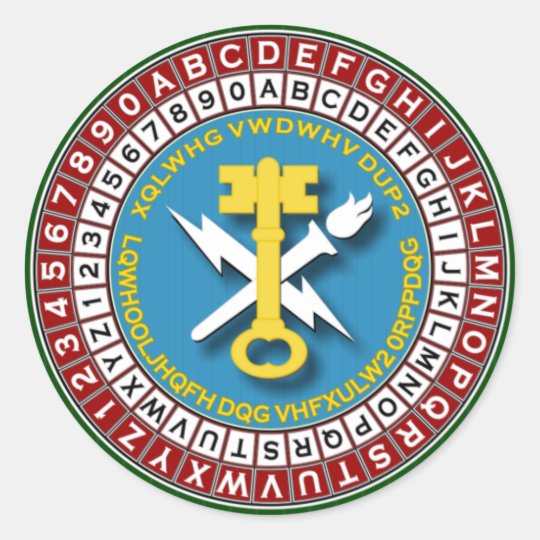 ASA INSCOM 2s Classic Round Sticker | Zazzle.com