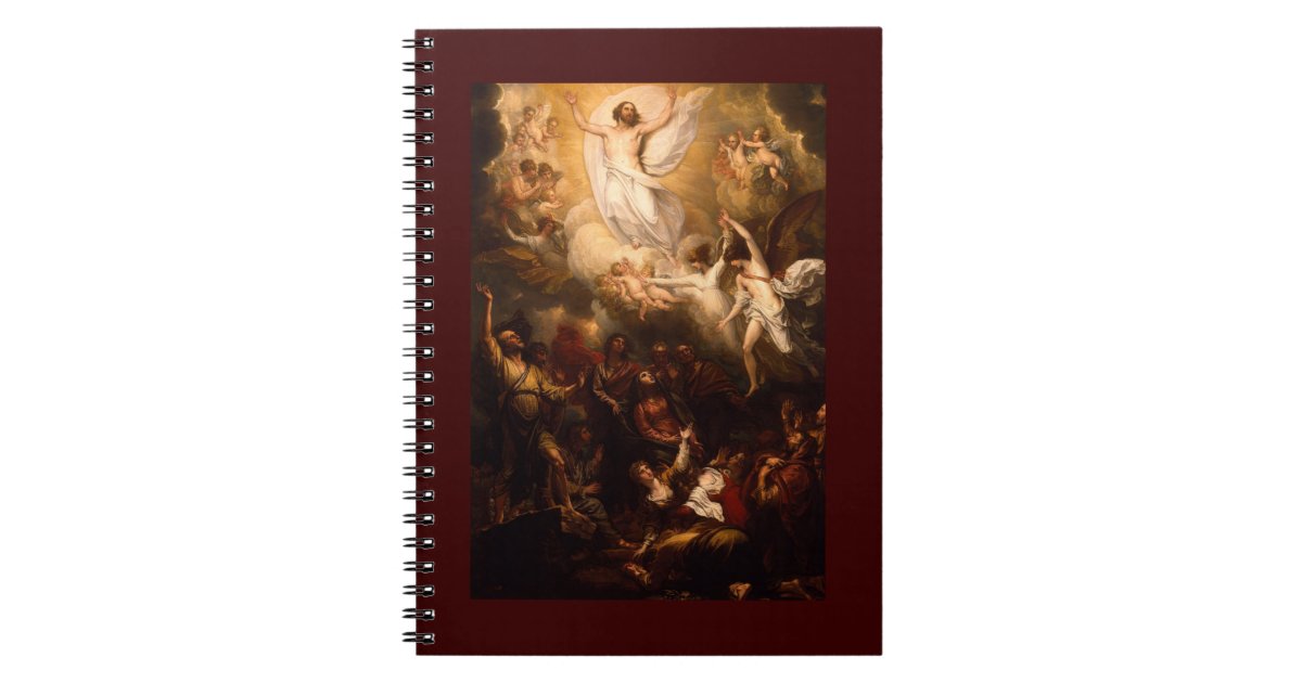 Ascension of Christ with Angels Notebook | Zazzle