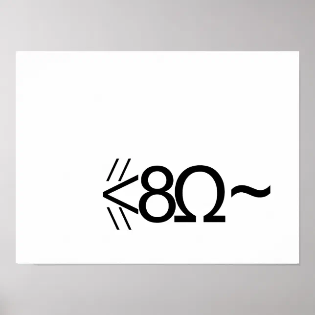 ASCII Mouse Poster | Zazzle