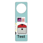Testing in Progress Door Hanger | Zazzle.com