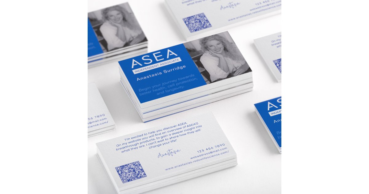 ASEA Associate Matching Website Business Card | Zazzle