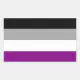 Asexual Flag Rectangular Sticker | Zazzle