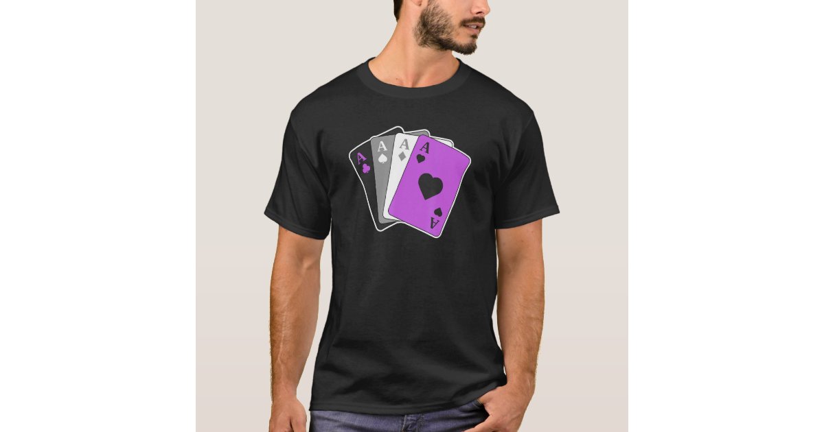 Asexual Pride Ace Playing Card Lgbtq Pride Stuff F T-Shirt | Zazzle