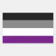 Asexual Pride Flag [ Ace | Demi | Grey ] Rectangular Sticker | Zazzle