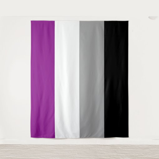 Asexual Pride Flag Horizontal Tapestry | Zazzle