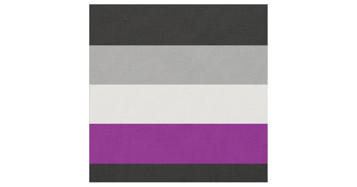 Asexuality Pride Flag Fabric Zazzle
