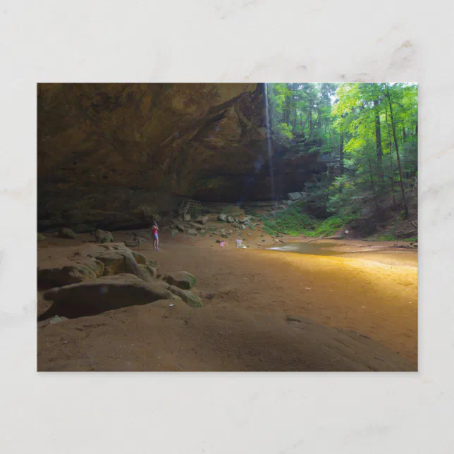 Ash Cave, Hocking Hills State Park, Ohio Postcard | Zazzle