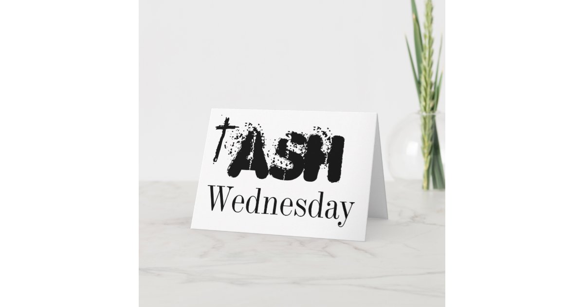 Ash Wednesday Postcard | Zazzle