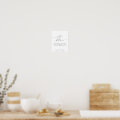 ASHER Calligraphy In Lieu of Favors Wedding Poster | Zazzle